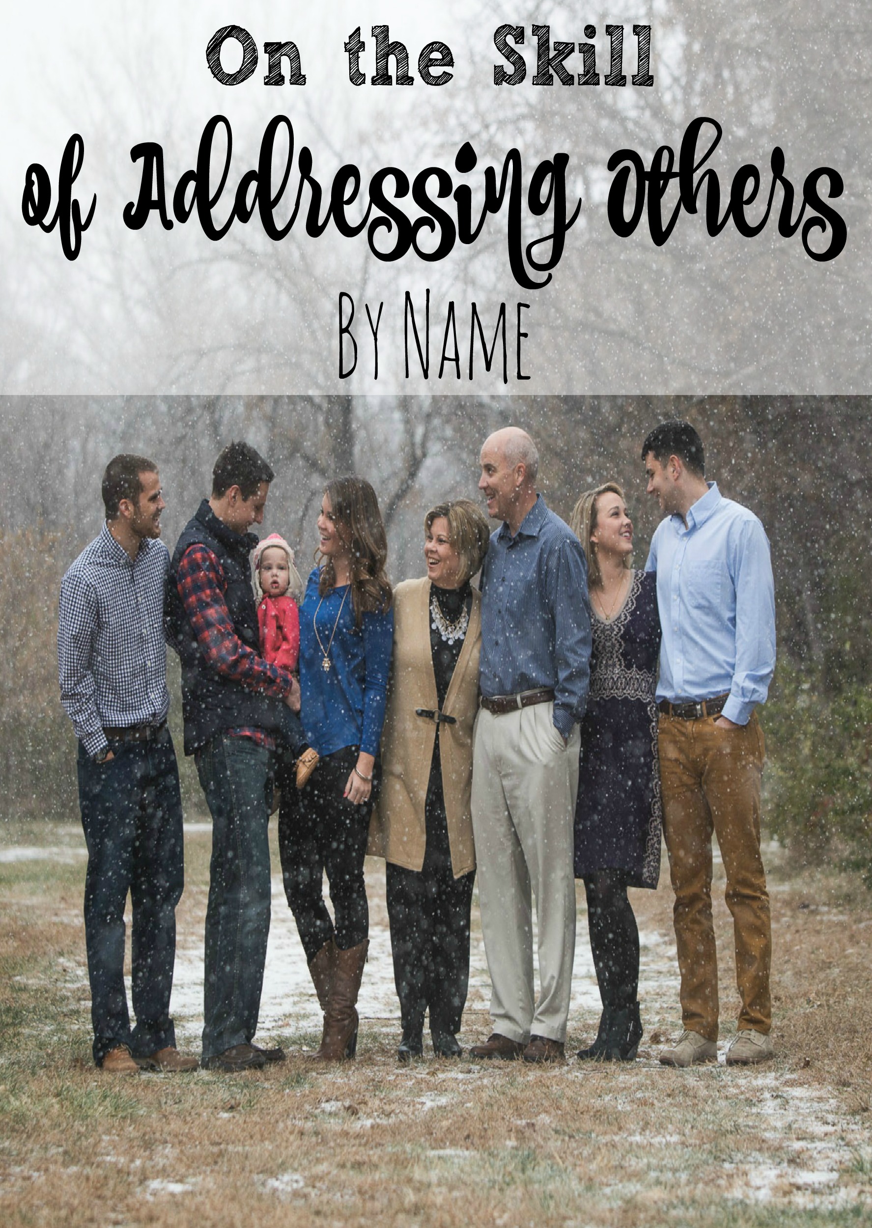 Communication Skills & Addressing Others by Name - Whimsical September